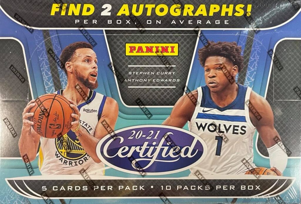 2020/21 Panini Certified Basketball Hobby Box – The Locker Room 78