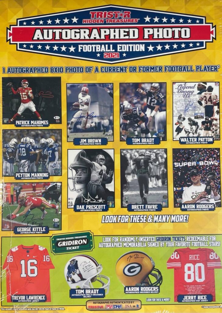 2021 Tristar Hidden Treasures Autographed Photo Football – The Locker ...