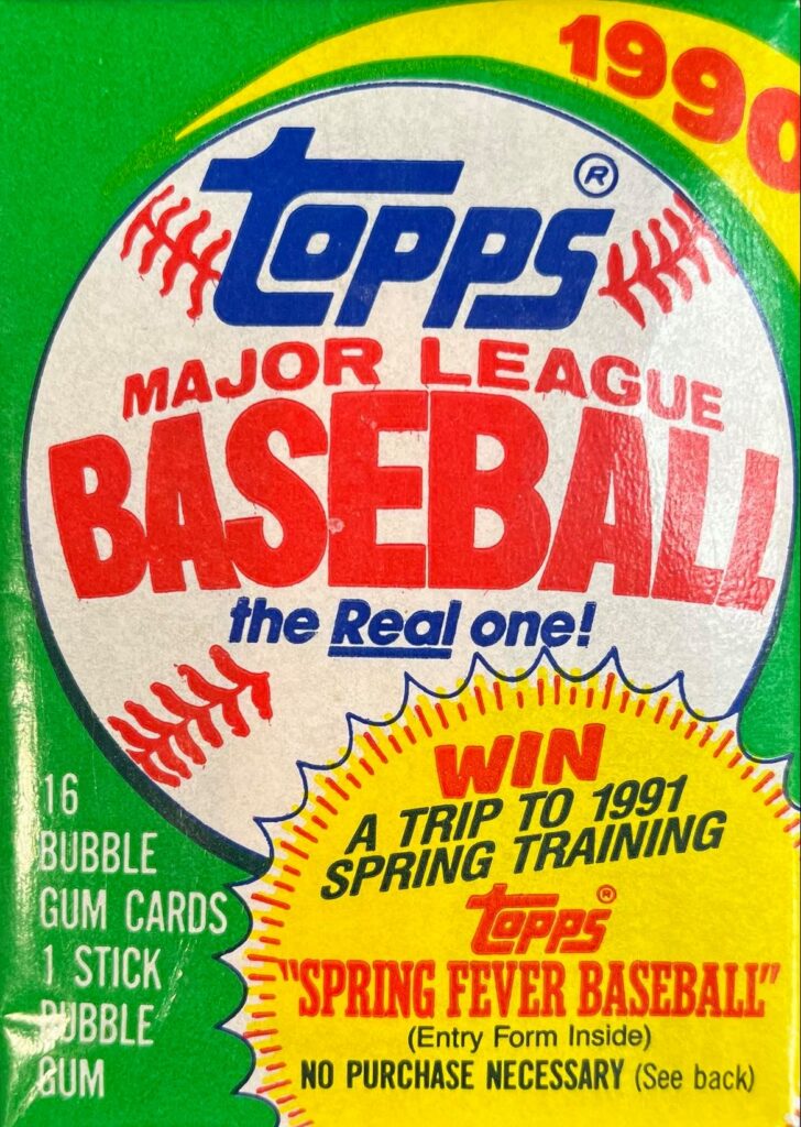 1990 Topps Wax Pack – The Locker Room 78