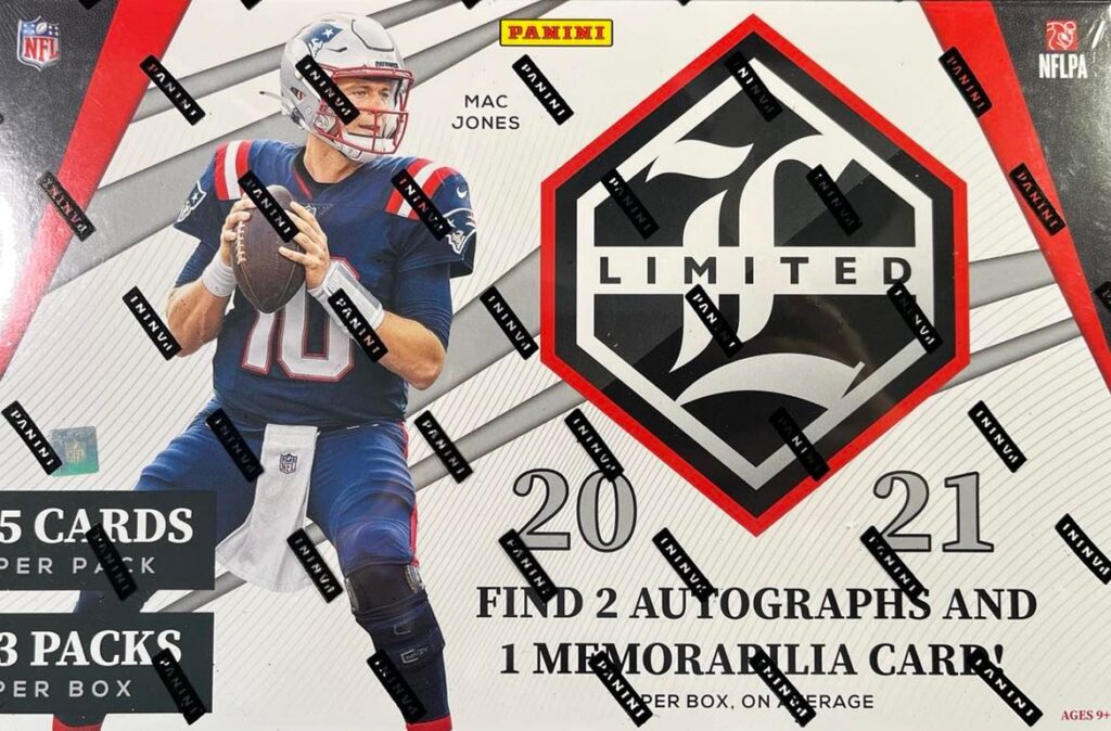 2021 Panini Limited Football Hobby Box – The Locker Room 78