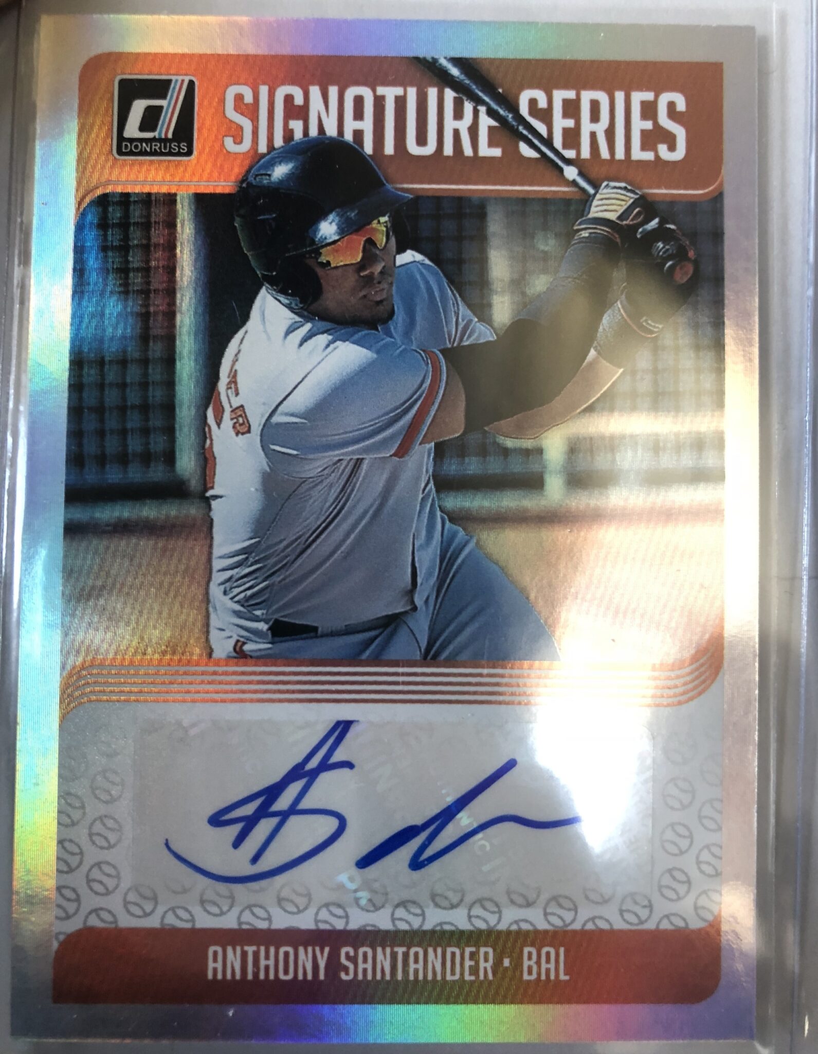 2018 Donruss Anthony Santander Signature Series Auto – The Locker Room 78